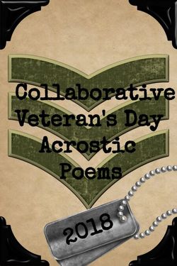 Book Creator | Veteran's Day Acrostic Poems