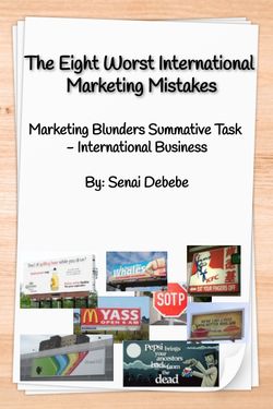 Book Creator | Marketing Blunders Task - Senai Debebe