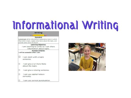 Book Creator | Informational Writing
