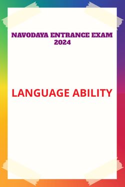Book Creator | NAVODAYA-LANGUAGE ABILITY