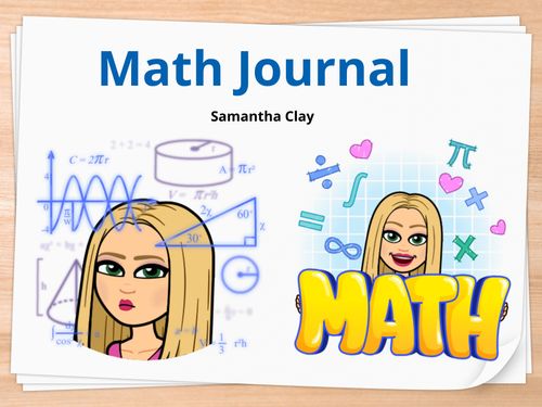 Book Creator | Math Journal