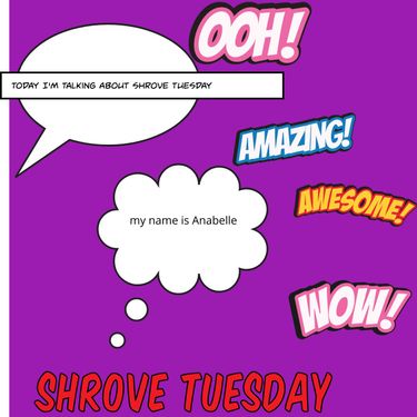 Book Creator | shrove Tuesday