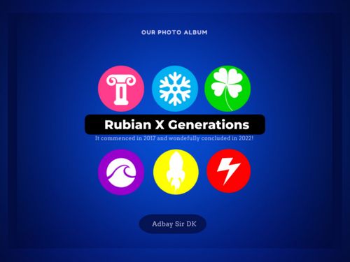 Book Creator | Rubian X Generations