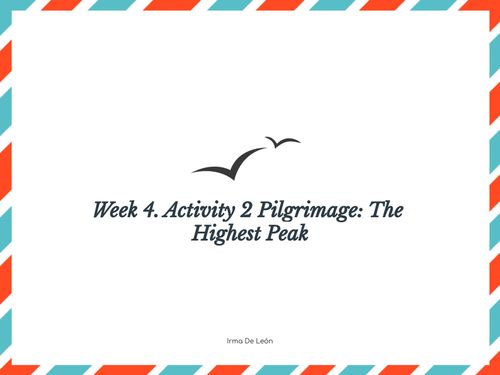 Book Creator | Week 5. Activity 3 Pilgrimage: Final Reflection