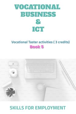 Book Creator | Vocational Business & ICT - Book 5 (3 credits)