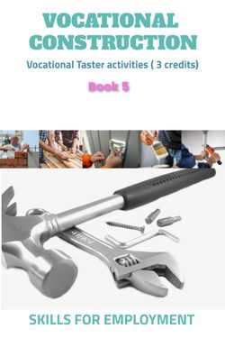 Book Creator | Vocational Construction - Book 5 (3 credits)