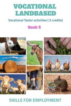 Book Creator | Vocational Landbased - Book 5 (3 credits)