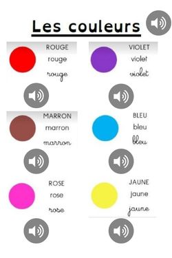 Book Creator | Les couleurs