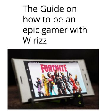 Book Creator | The Guide to W rizz