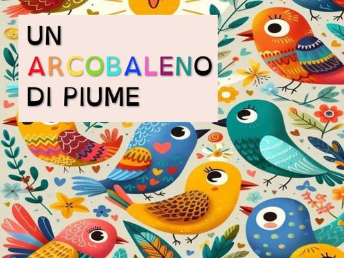 Book Creator | Un arcobaleno di piume
