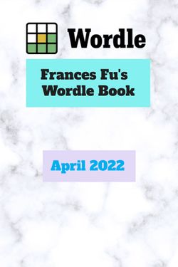 Book Creator | My Wordle Book/Arpil 2022