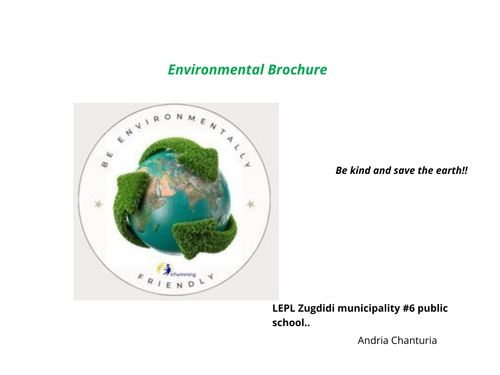 Book Creator | Clean Environment and Ecology