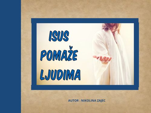 Book Creator | Isus pomaže ljudima - Bartimej