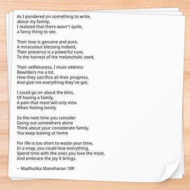 Book Creator | Family First Poem