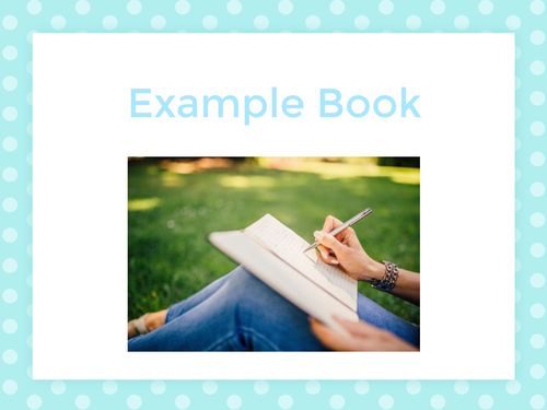 Book Creator | Example book