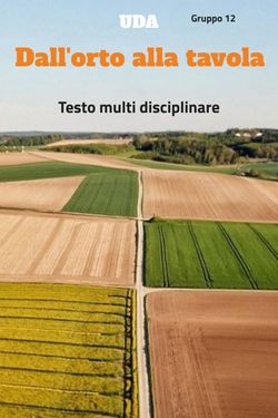 Book Creator | Uda Dall'orto alla tavola