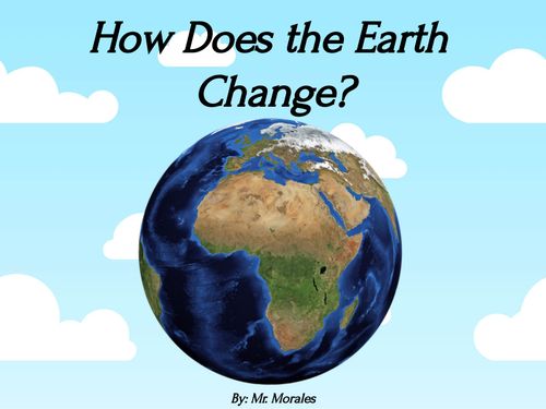 Book Creator | How does the Earth Change?