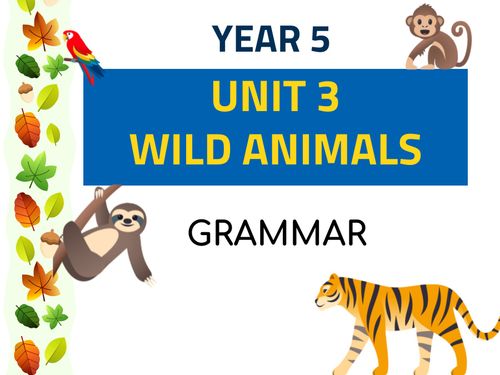 Book Creator | UNIT 8 : AMAZING ANIMALS
