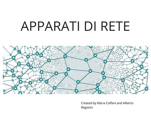 Book Creator | Apparati di rete