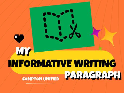 Book Creator | (copy) Informative Paragraph Writing Template