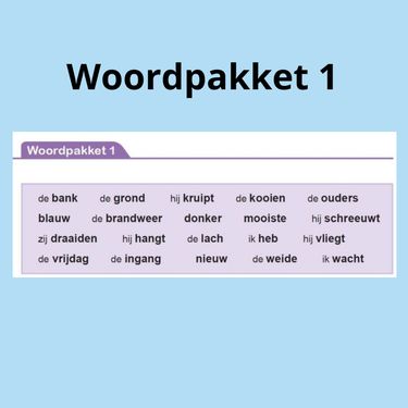 Book Creator | Woordpakket 1