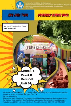 Book Creator | Modul 4 Bahasa Indonesia Paket B Klas VII. Unit 01