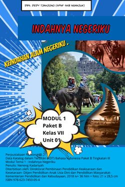 Book Creator | Modul 1 Bahasa Indonesia Paket B Klas VII. Unit 01