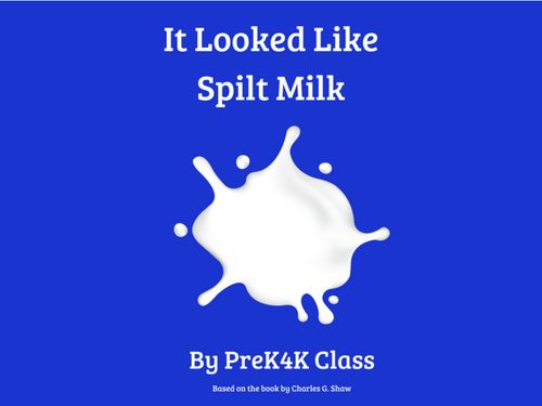 Book Creator | It Looked Like Spilt Milk