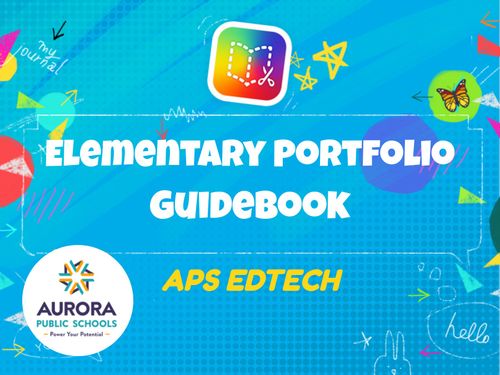 Book Creator | APS: Elementary Portfolio Guidebook