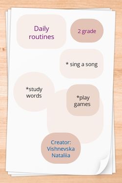 Book Creator | daily routines