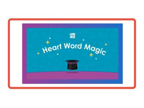 Book Creator | Heart word magic