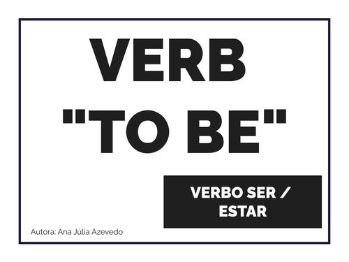 Book Creator | Verb to be