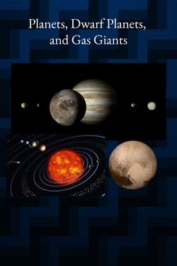Book Creator | Planets, Dwarf Planets, and Gas Giants
