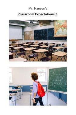 Book Creator | Mr. Hanson's Classroom Expectations