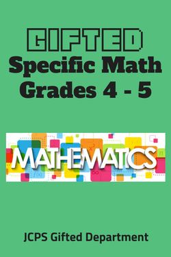 Book Creator | Specific Math (Grades 4-5)