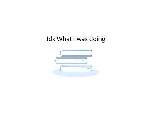 Book Creator | Idk What I was doing