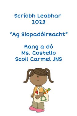 Book Creator | Scriobh Leabhar 3 Ms. Costello 2023