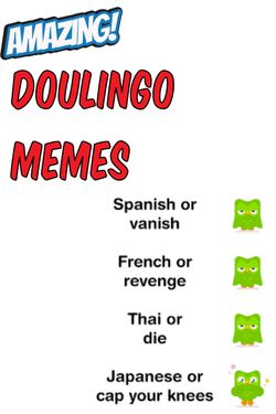 Book Creator | Doulingo memes