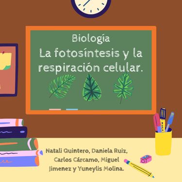 Book Creator | La Fotosíntesis y La Respiración celular.