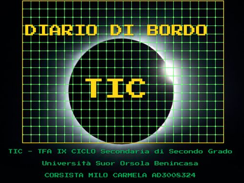 Book Creator | DIARIO DI BORDO TIC - TFA IX UNISOB CORSISTA MILO CARMELA AD3008324