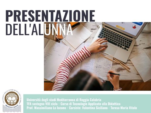 Book Creator | Presentazione dell'alunno