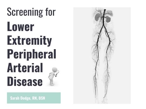 Book Creator | Screening for Lower Extremity Peripheral Artery Disease