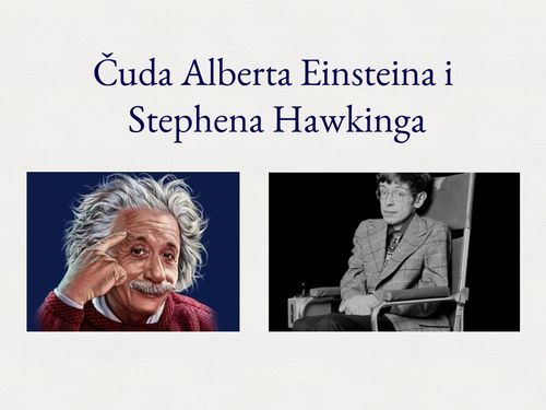 Book Creator | Albert Einstein i Stephen Hawking