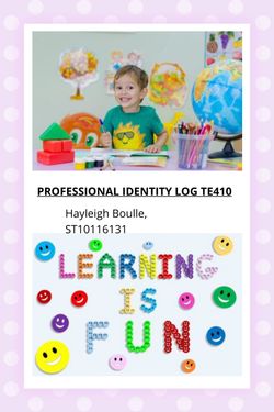 Book Creator | Teaching Experience Ebook