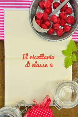 Book Creator | Ricettario classe 4