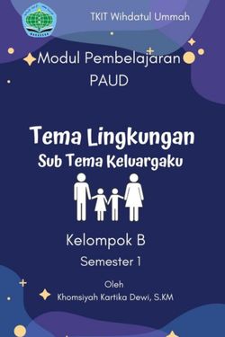 Book Creator | E-Modul Interaktif Materi Keluarga untuk PAUD