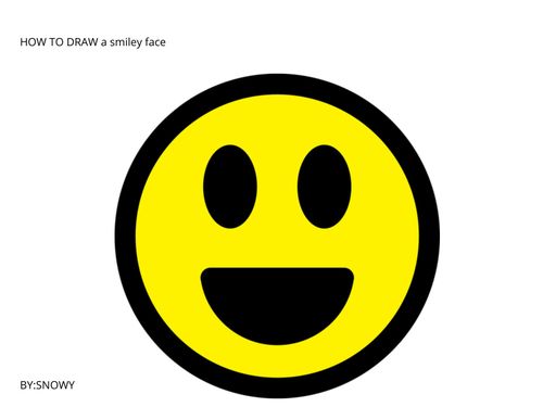 Book Creator | HOW TO DRAW A SMILEY FACE