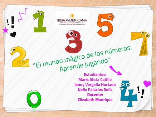 Book Creator | "El mundo mágico de los números: Aprende jugando"