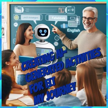 Book Creator | Creating AI-Generated Activities for ELT My journey