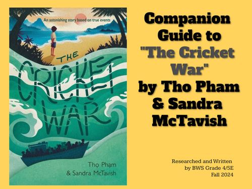 Book Creator | Cricket War Companion Book